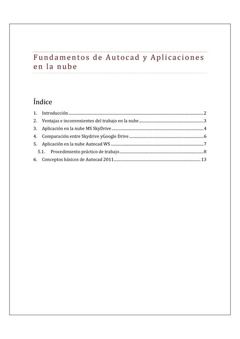 Aplicaciones En La Nube Y Autocad D Fundamentos De Autocad Y