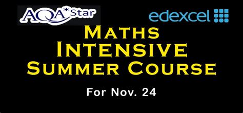 Math Edexcel Year 11 Intensive Course Aqastar