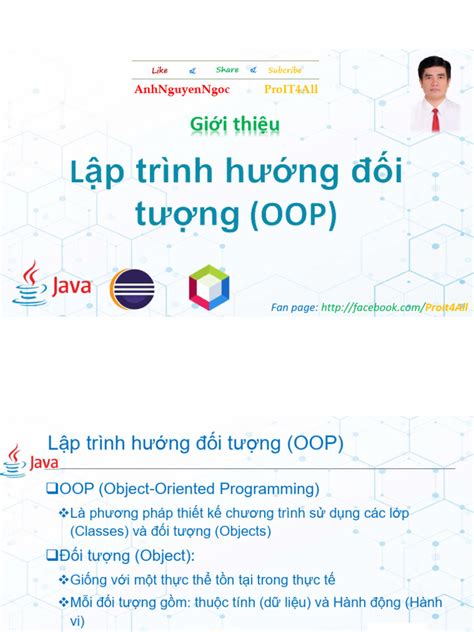 Lập Trình Hướng đối Tượng Oop Pdf