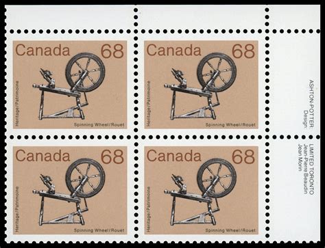 Buy Canada 933 Spinning Wheel 1985 68¢ Vista Stamps