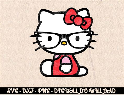 Hello Kitty Nerd Icon Hello Kitty Nerd Glasses T Shirt For Men Women