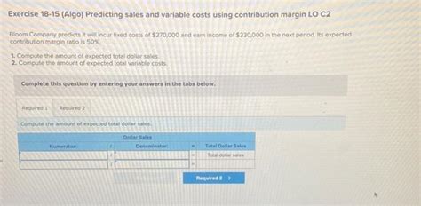 solved exercise 18 15 algo predicting sales and variable