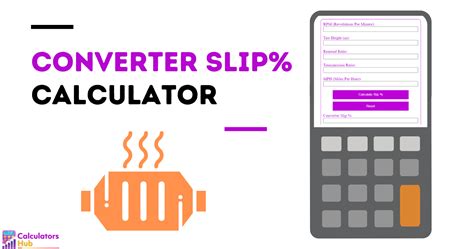 Converter Slip Calculator Online