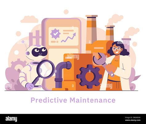 Ai In Industry Focuses On Predictive Maintenance Showcasing A Robot