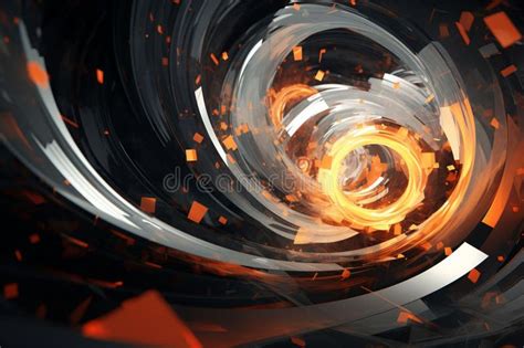 Abstract Visualization Of Temporal Anomalies Stock Illustration Illustration Of Optical