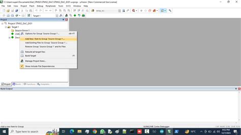 Create New Project In Keil Uvision 5 For Stm32 Fyp Solutions