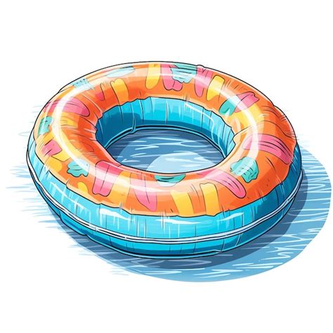 Premium Ai Image A Colorful Inflatable Circle