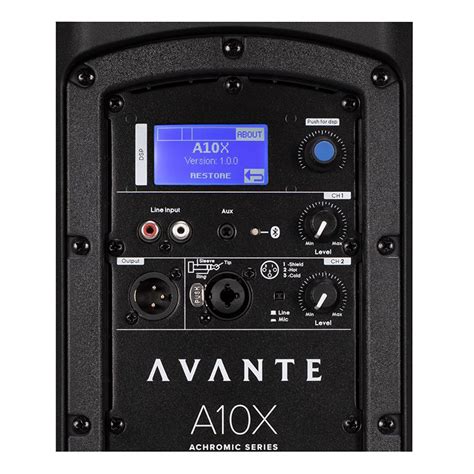 Avanta A10x 10 Inch 2 Way Active Loudspeaker Dsp Eq Bluetooth 5