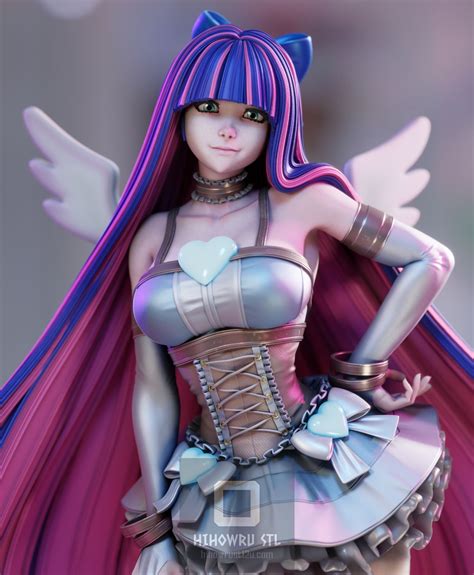 4402 Stocking Nsfw Panty And Stocking With Garterbelt Stl 3d Print F