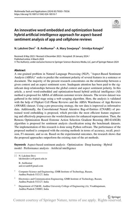 An Innovative Word Embedded And Optimization Based Hybrid Artificial