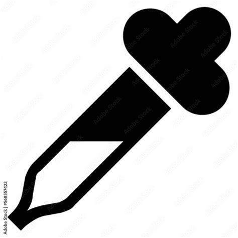 Color Picker Vector Icon Symbol Logo Clipart Isolated Vector