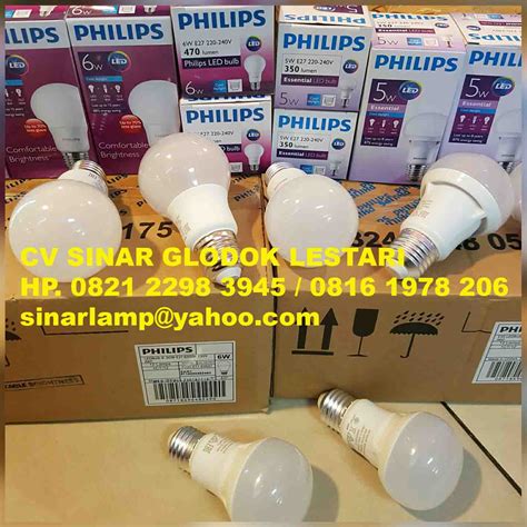 Lampu Led Bulb Philips 6W Dan 5W