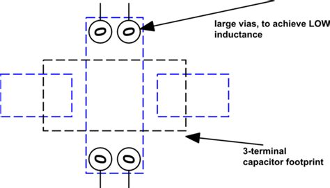 Components Tips For Designing 4 Pad Feedthrough Capacitor In Altium