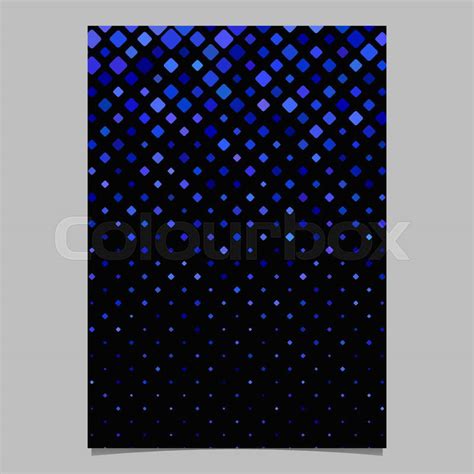 Abstract Geometrical Diagonal Rounded Square Mosaic Pattern Colourbox