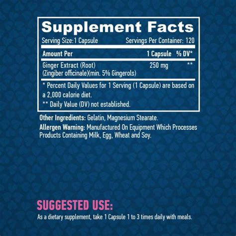 Haya Labs Ginger Ingwer 120 Caps Health And Immune System Health And Wellbeing Supplements
