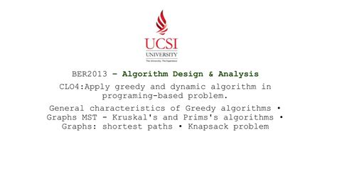 7 Algorithm Design And Analysis Pptpptx Programming Languages Computing