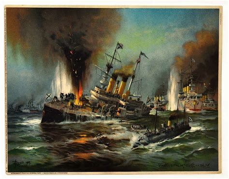 Русско-японская война 1904-1905 годов. Три хромолитографии. Германия ...