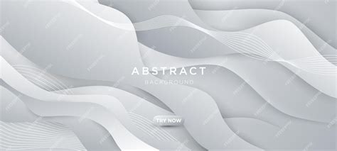 Premium Vector Grey White Backdrop Abstract Papercut Stripes Background Geometry Shine And