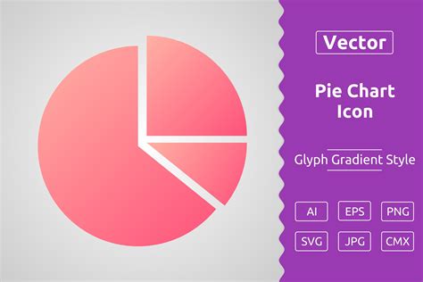Vector Pie Chart Gradient Icon Graphic By Muhammad Atiq · Creative Fabrica