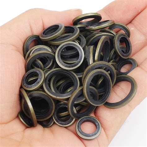 Rubber Oil Drain Plug Gasket Kit Universal Drainage Bolt Pad Inspire