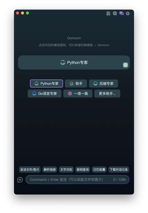 Gomoon 桌面端大模型效率工具