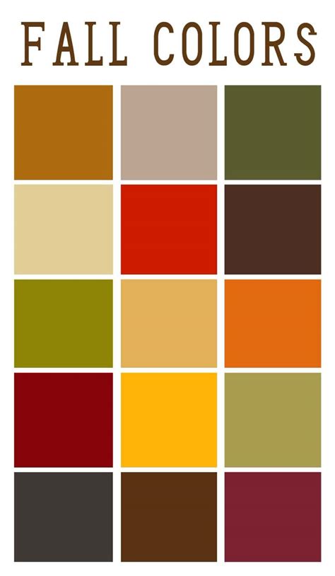 Fall Colors Palette