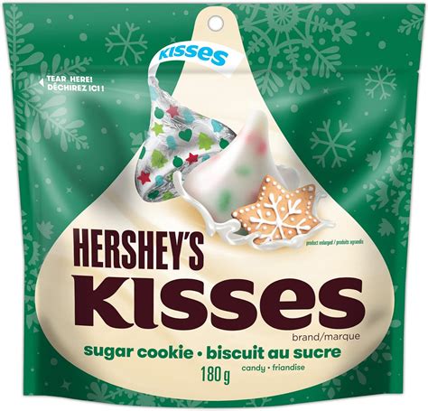 Hersheys Sugar Cookie Kisses 180g 6 3 Oz Bag Imported From Canada