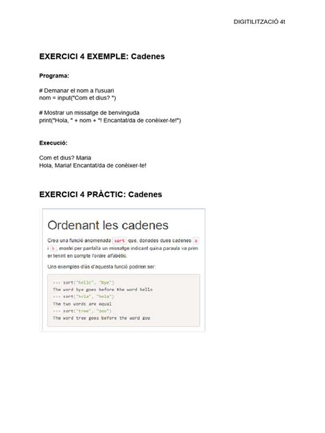 Exercici 4 Cadenes Pdf