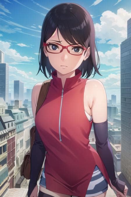 Sarada Uchiha うちは サラダ Naruto ナルト Commission Boruto Anime