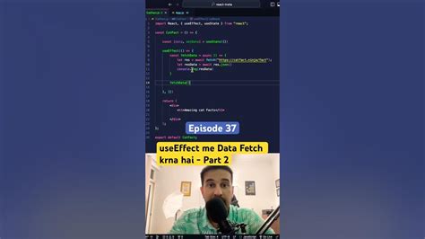 Data Fetching In Useeffect Part 2 Reactjstutorial Reactjs Youtube