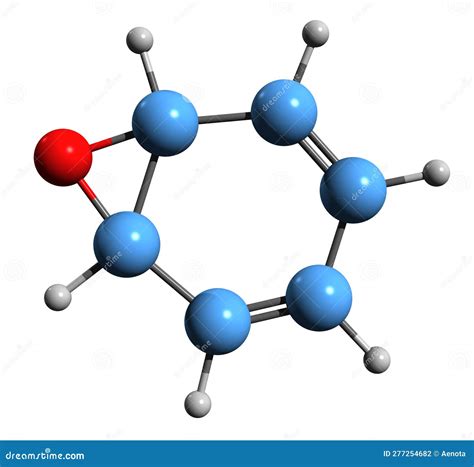 3d Image Of Arene Oxide Skeletal Formula 277254682
