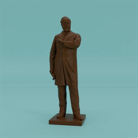 Free Stl File James Abraham Garfield Sculpture 🗿・3d Printing Model To