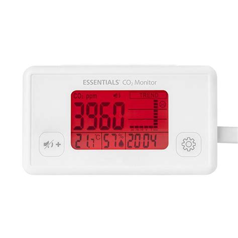 essentials co2 temp and humidity monitor — grow guru