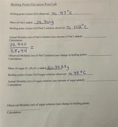 Solved Im Having Trouble Solving Actual Molality Of Of