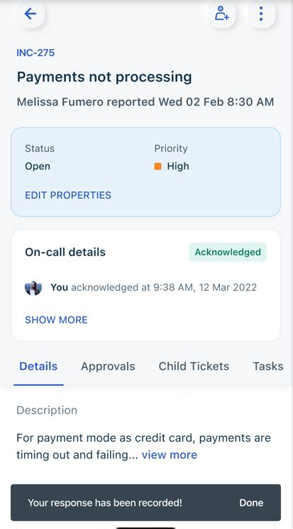 respond to critical incidents using the freshservice mobile app