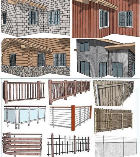 Instant Fence And Railing From Vali Architects In Sketchup