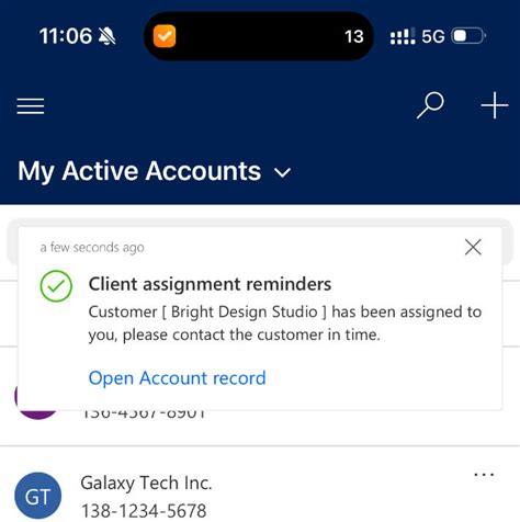 dynamics crm in app notification rickey blog