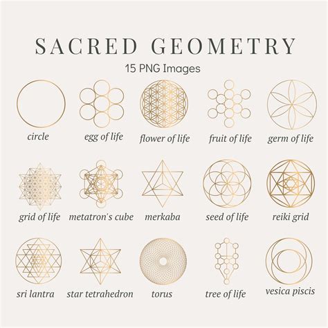Gold Sacred Geometry High Resolution Png Images Etsy Sacred