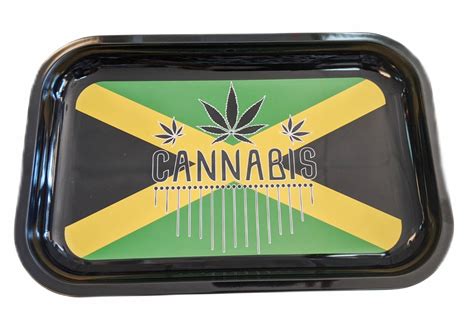 Rolling Tray Green Leaf Mr Bills Pipe And Tobacco Company