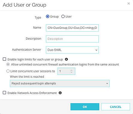 Firebox Authentication Portal SAML Integration With Duo And Active Directory