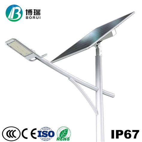 Single Arm 40w Led 7m Solar Street Light Solar Led Street Light And
