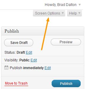 WordPress Screen Options Guide For Newbies WP SITES