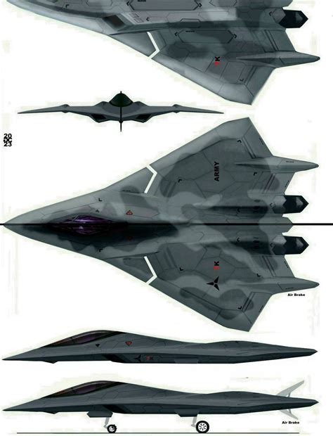 Ngad 6th Gen Fighter Profile Goila Cristian Space Ship Concept Art