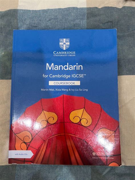 Mandarin Cambridge Igcse Coursebook With Audio Cd Hobbies And Toys Books And Magazines Textbooks