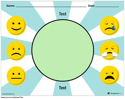Landscape Multicolored Understanding Feelings Worksheet