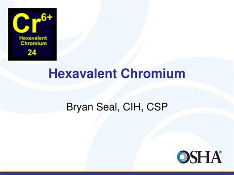 Ppt Hexavalent Chromium Powerpoint Presentation Free Download Id