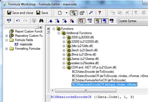 Generate MaxiCode In MS Access And Crystal Reports