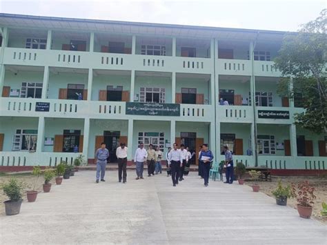 ရန်ကုန်တိုင်းဒေသကြီးဝန်ကြီးချုပ် ဦးစိုးသိန်းနှင့် အဖွဲ့သုံးခွမြို့နယ်တ