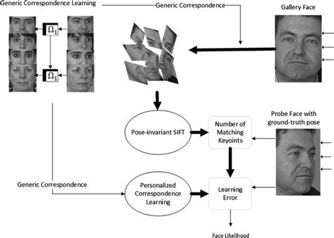 Framework Of The Proposed Face Recognition Based On Pose Invariant Sift