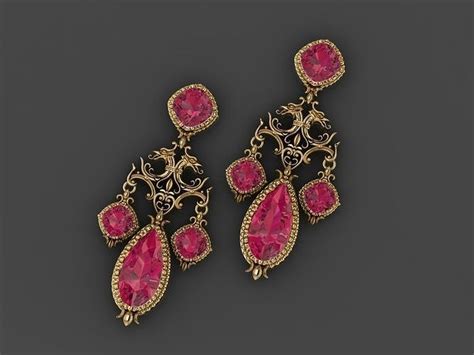 Dragon Earring 3d Model 3d Printable Cgtrader